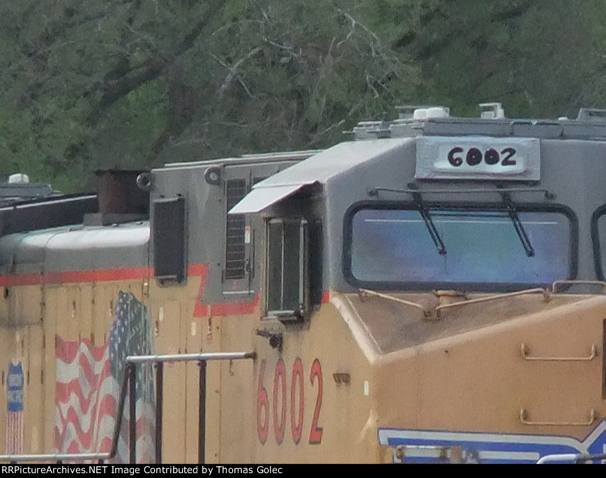 UP 6002 numberboard missing